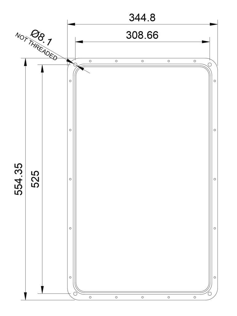 Flat Mount “Low Profile” for Starlink Dishy - LinkGear