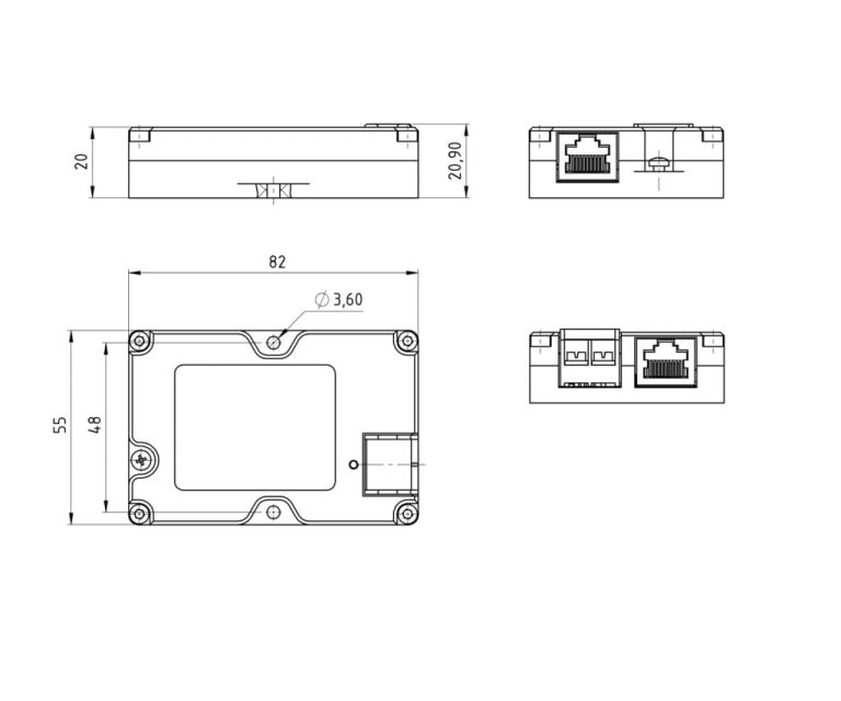 200W GigE passive PoE Injector (Starlink Gen2+3 compatible) - LinkGear